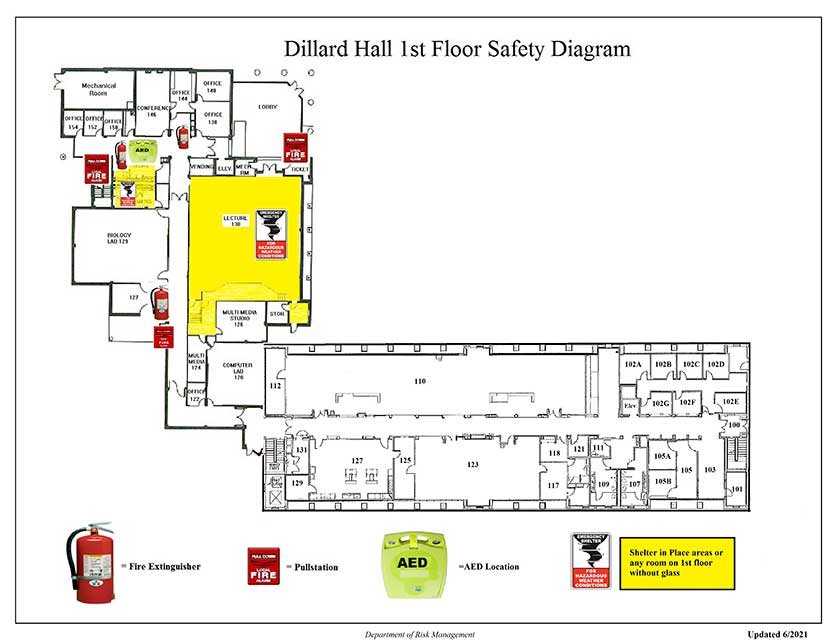 Safety Diagrams: Middle Georgia State University