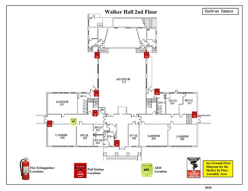 Safety Diagrams: Middle Georgia State University