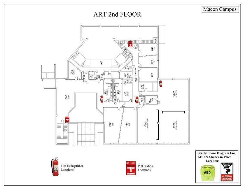 Safety Diagrams: Middle Georgia State University