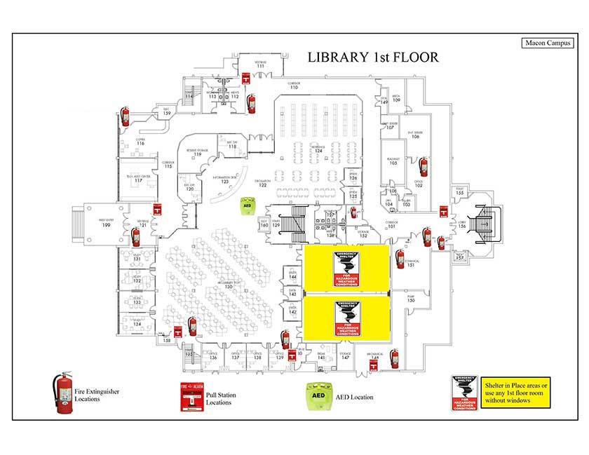 Safety Diagrams: Middle Georgia State University