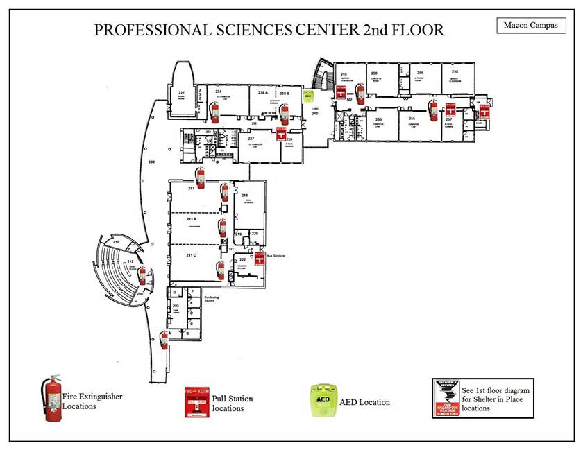 Safety Diagrams: Middle Georgia State University